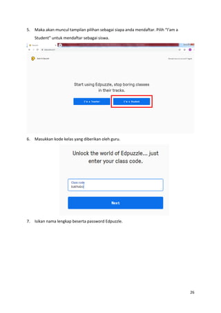 Tutorial Membuat Edpuzzle | PDF