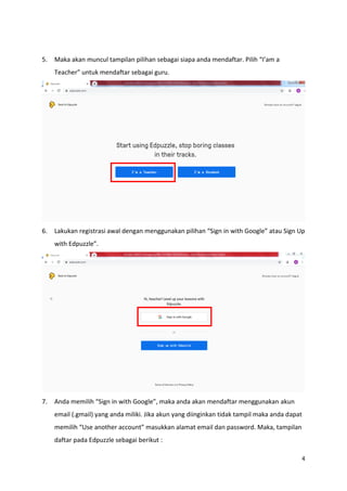 Tutorial Membuat Edpuzzle | PDF