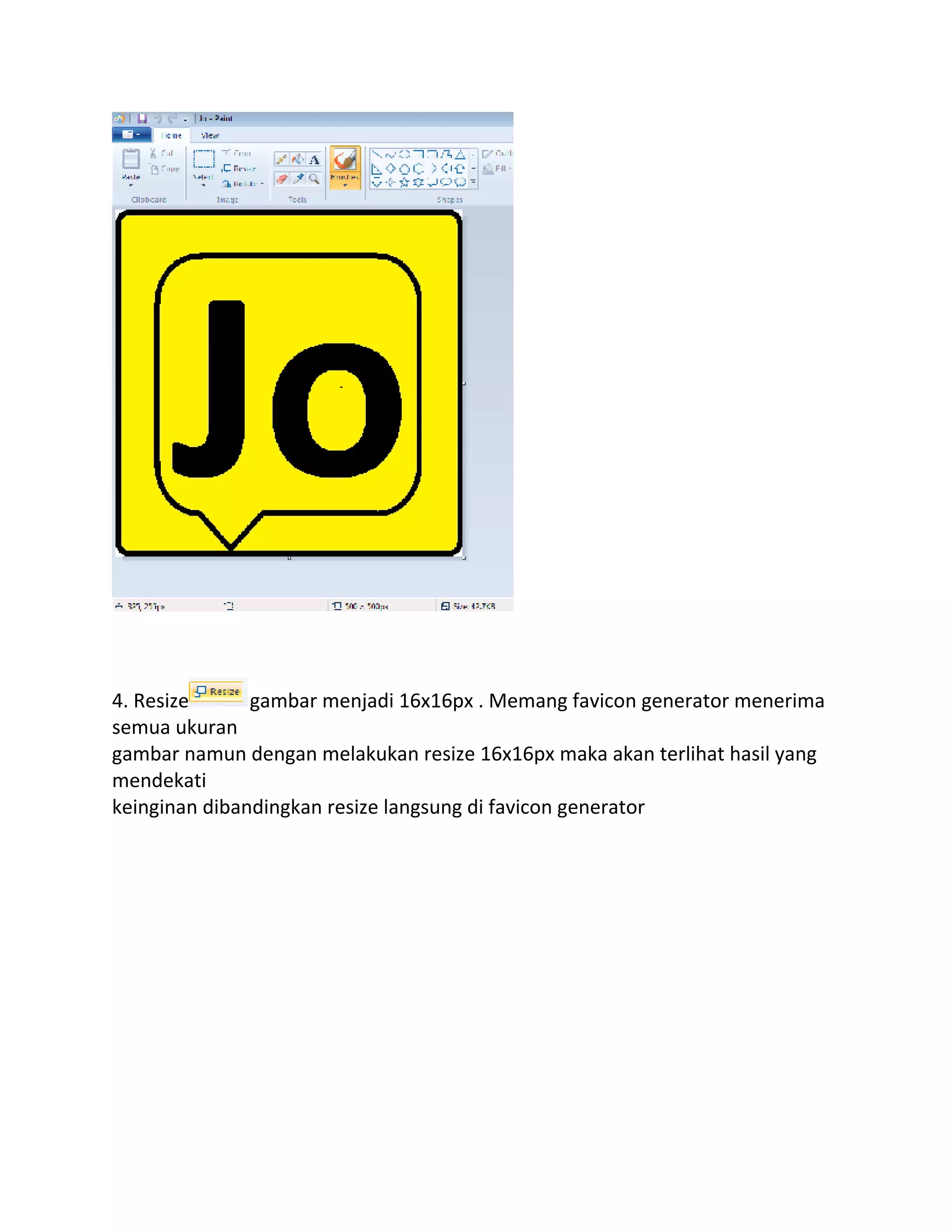 Tutorial membuat favicon | PDF