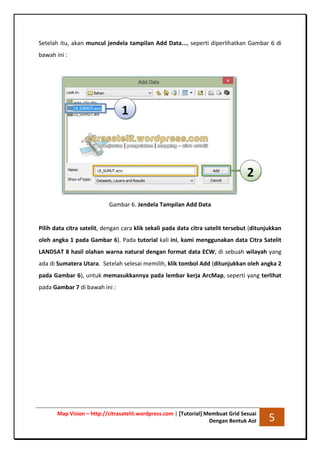 [Tutorial] membuat grid sesuai dengan bentuk area of interest | PDF