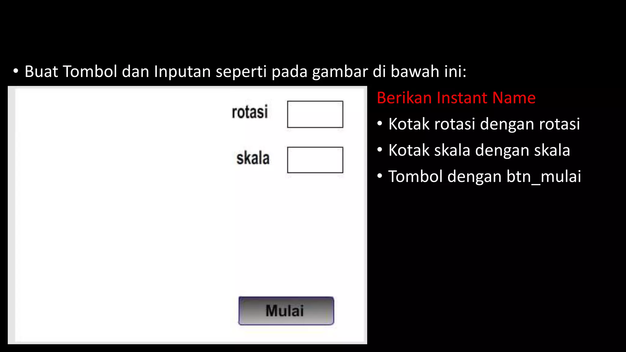 Tutorial membuat inputan | PPT