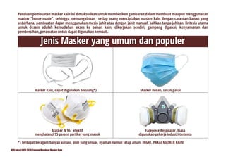 Tutorial membuat masker kain | PPT