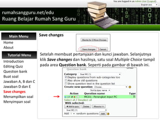 Tutorial membuat soal multiple choice | PPSX