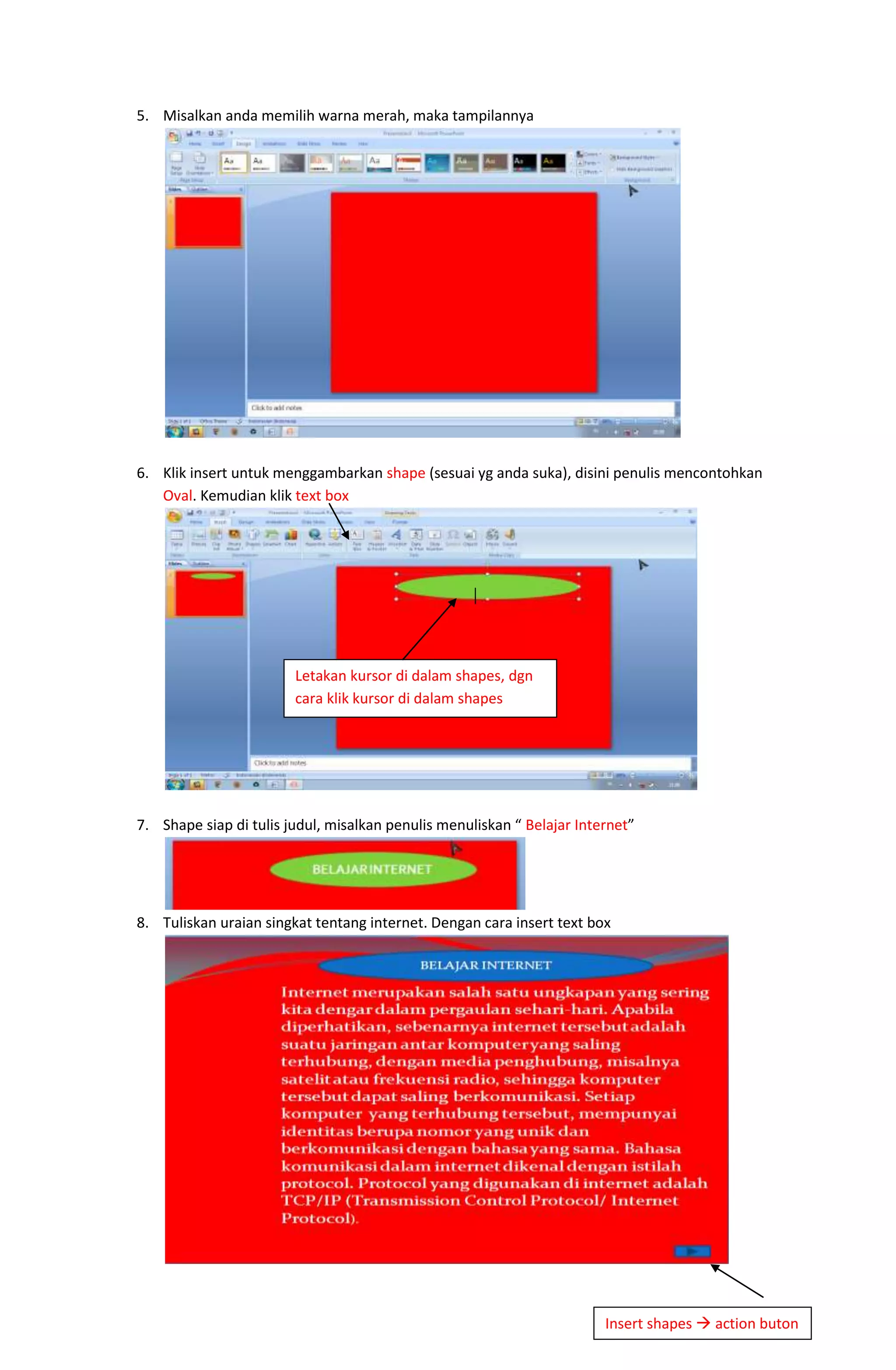 Tutorial membuat menu pada power point | PDF Tutorial membuat menu pada power point | PDF