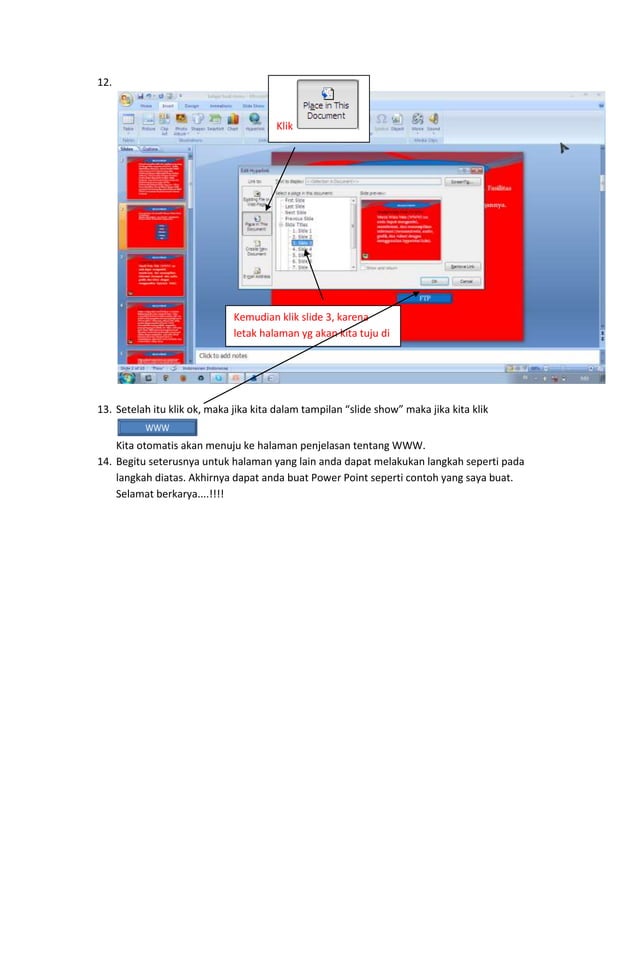 Tutorial membuat menu pada power point | PDF Tutorial membuat menu pada power point | PDF