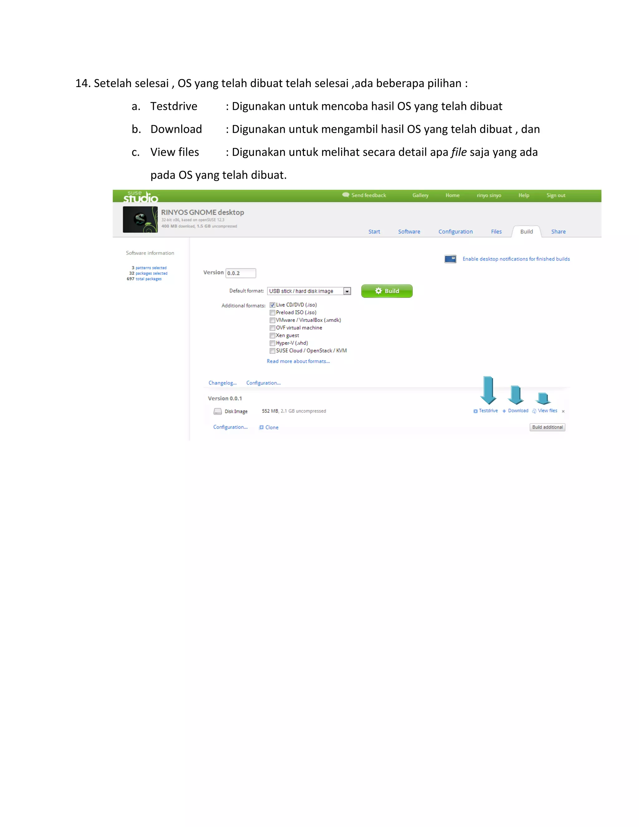Tutorial membuat operating system sendiri melalui susestudio | PDF