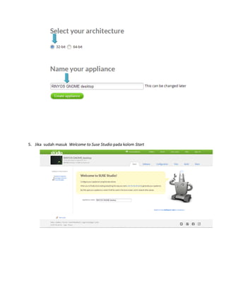 Tutorial membuat operating system sendiri melalui susestudio | PDF