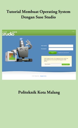 Tutorial membuat os dengan suse studio | PDF
