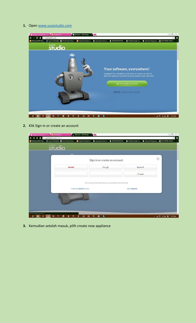 Tutorial membuat os dengan suse studio | PDF