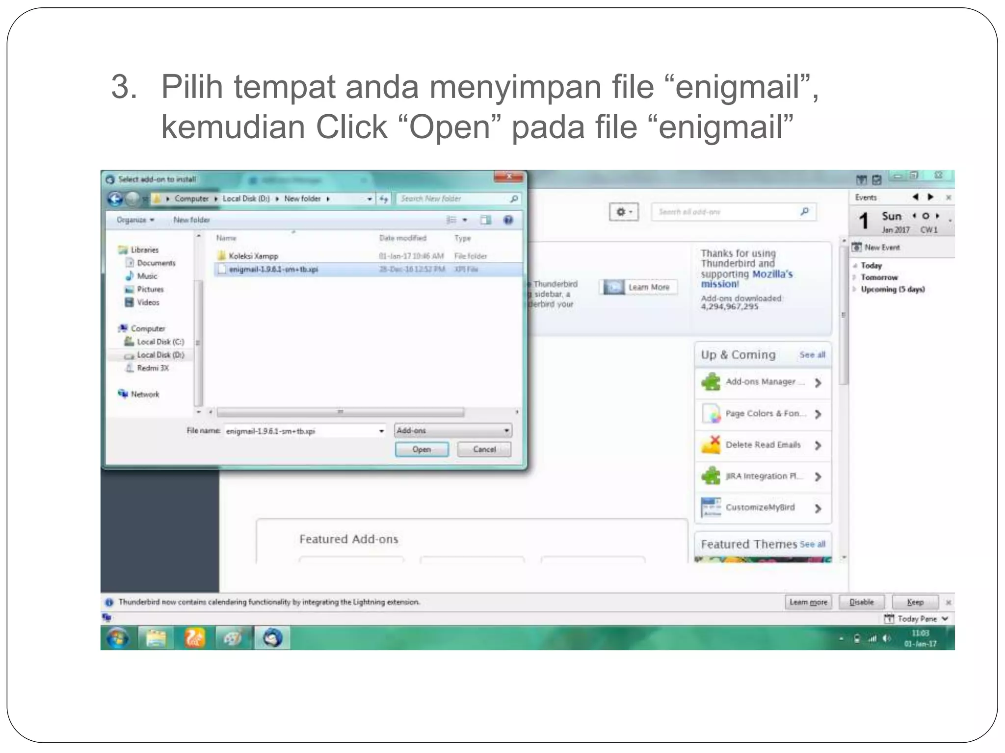 Tutorial membuat pki menggunakan thunderbird | PPT