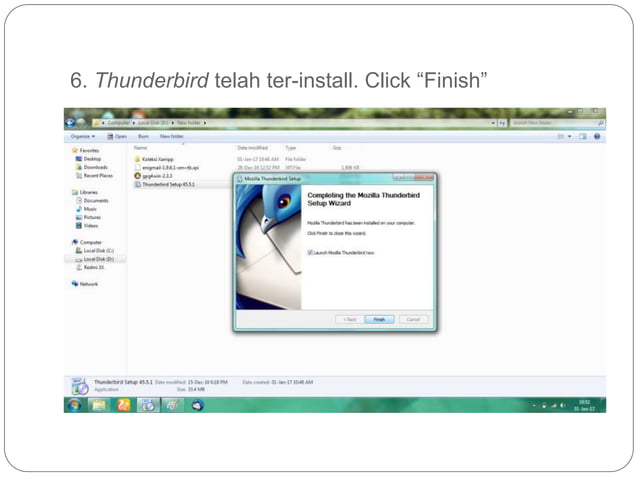 Tutorial membuat pki menggunakan thunderbird | PPT