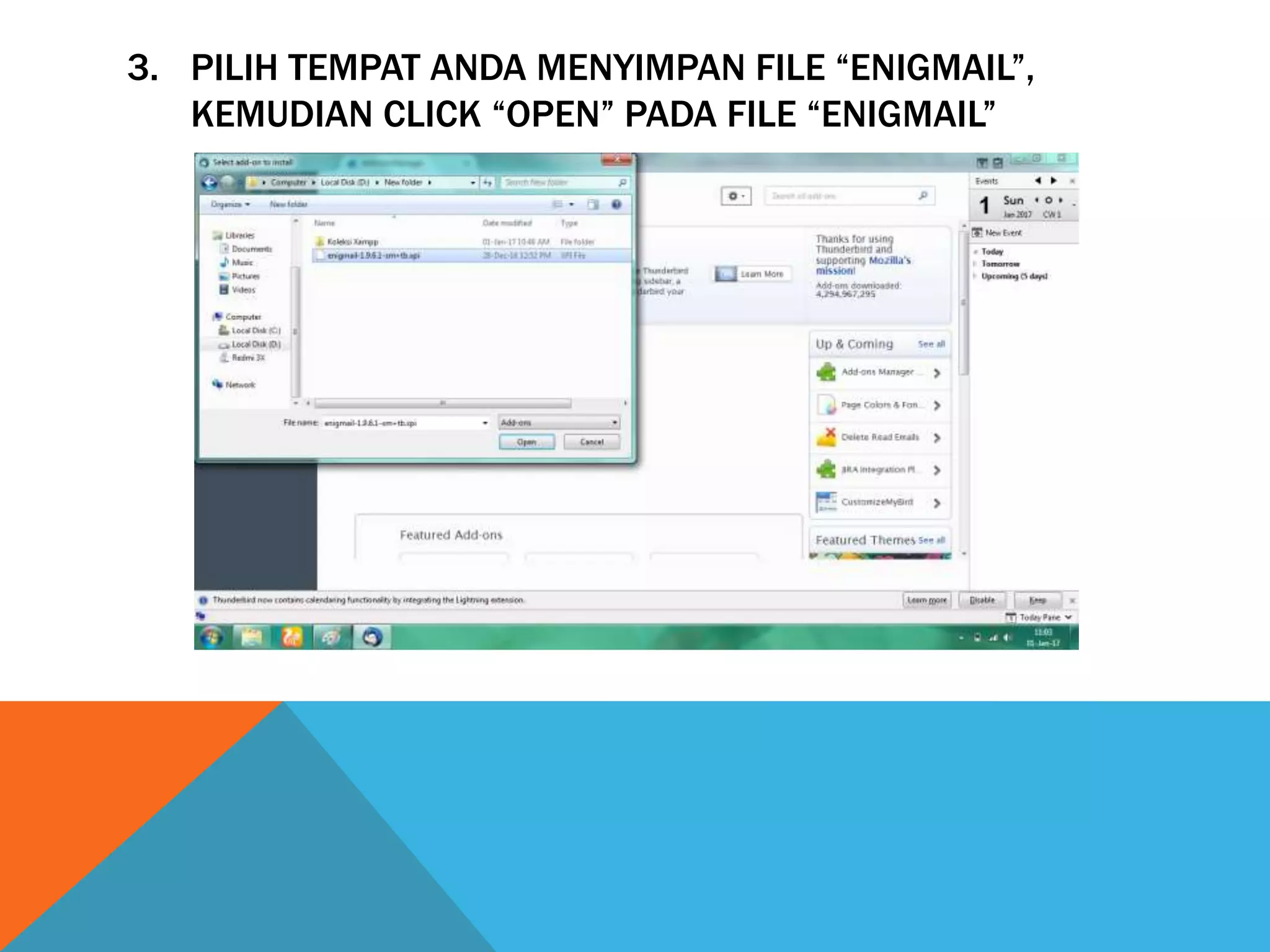 Tutorial membuat pki menggunakan thunderbird | PPTX