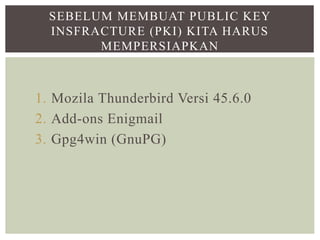 Tutorial membuat public key infrastruktur jannah | PPT