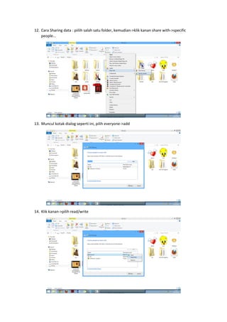 Tutorial mengshare data dengan rj45 | PDF