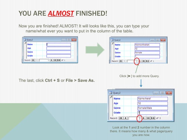 Tutorial microsoft access 2003 | PPTX | Databases | Computer Software and Applications
