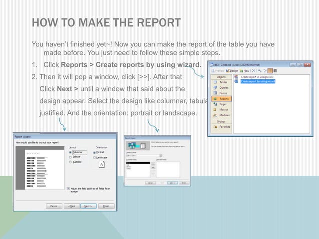 Tutorial microsoft access 2003 | PPTX | Databases | Computer Software and Applications