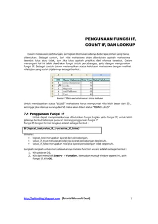 Tutorial microsoft excel | PDF