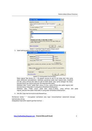 Tutorial microsoft excel | PDF