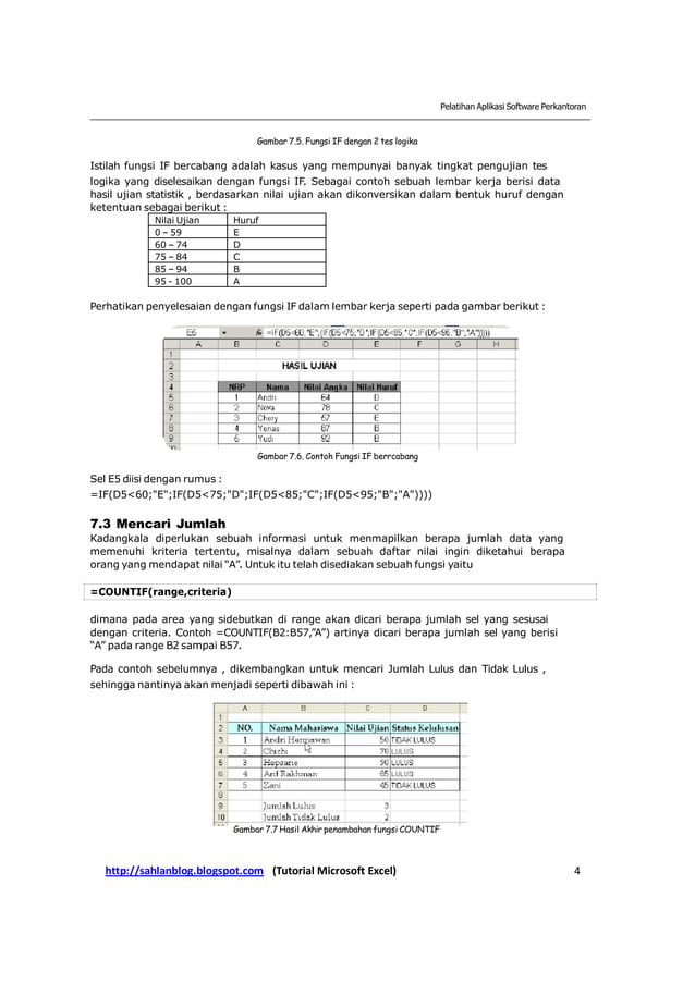 Tutorial microsoft excel | PDF