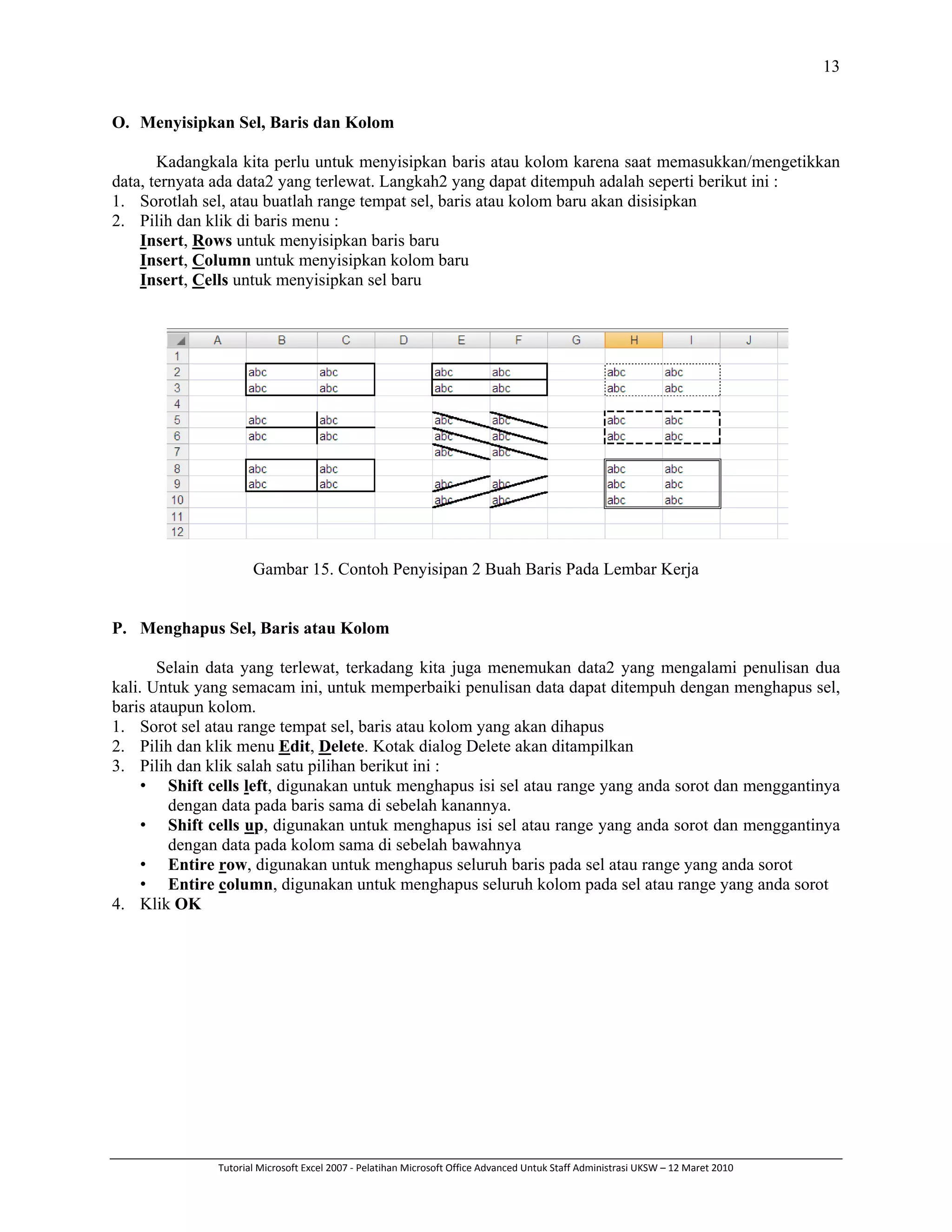 Tutorial microsoft excel_2007 | PDF