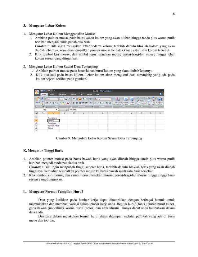 Tutorial microsoft excel_2007 | PDF