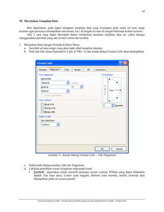 Tutorial microsoft excel_2007 | PDF