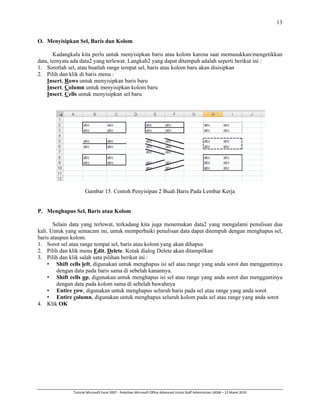 Tutorial microsoft excel_2007 | PDF