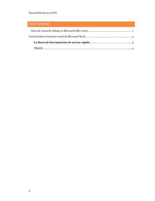 Tutorial microsoft word | DOCX