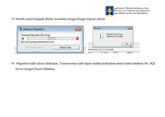 Tutorial Migrasi Database Dari Microsoft Sql Server Ke Oracle Database Ppt