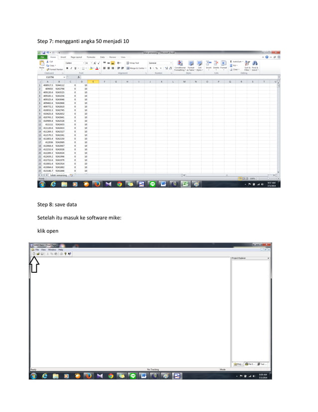 Tutorial mike 21 : input garis pantai | PDF