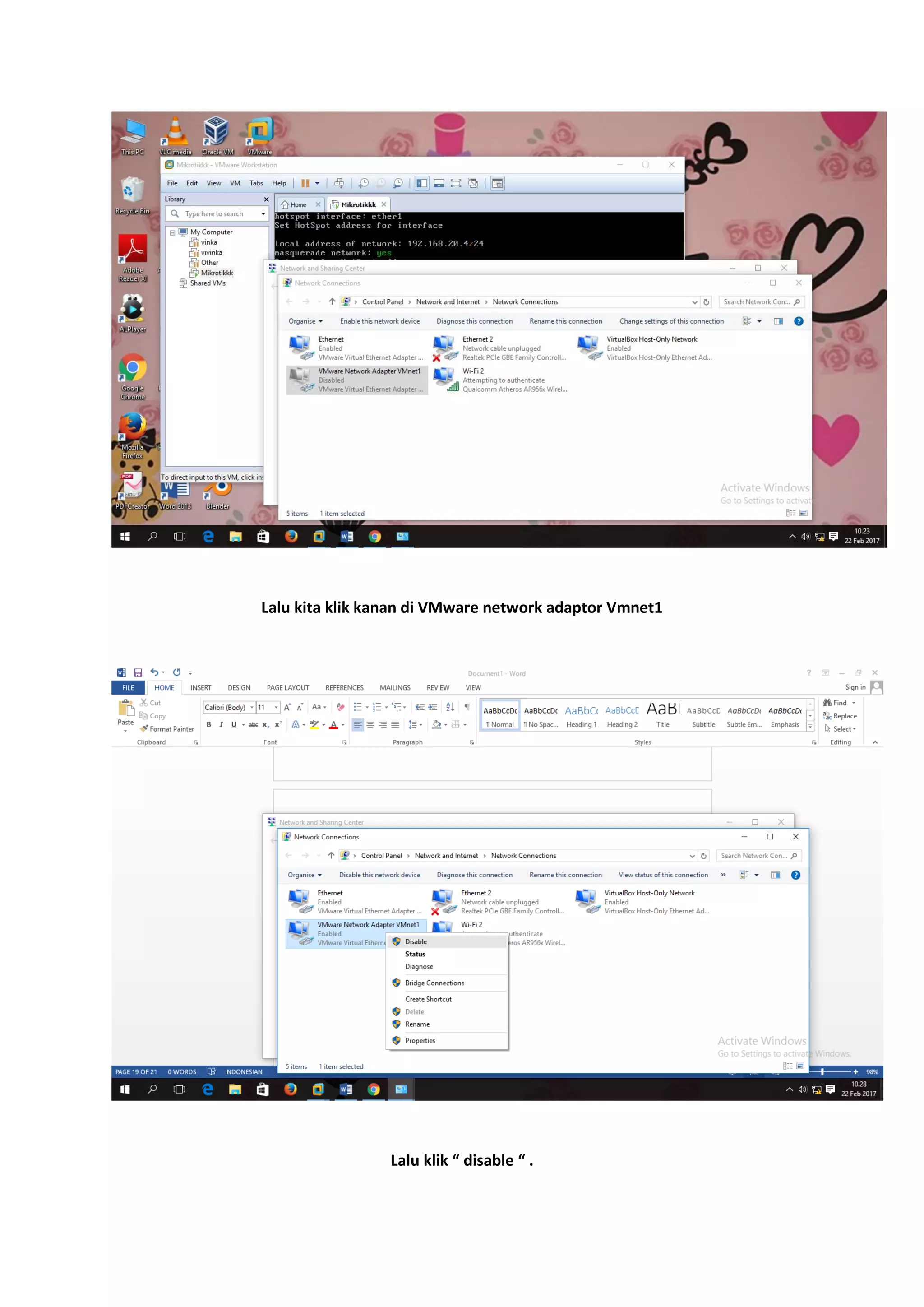 Tutorial mikrotik hotspot " vinka ayuningtyas X TKJ 2" | PDF