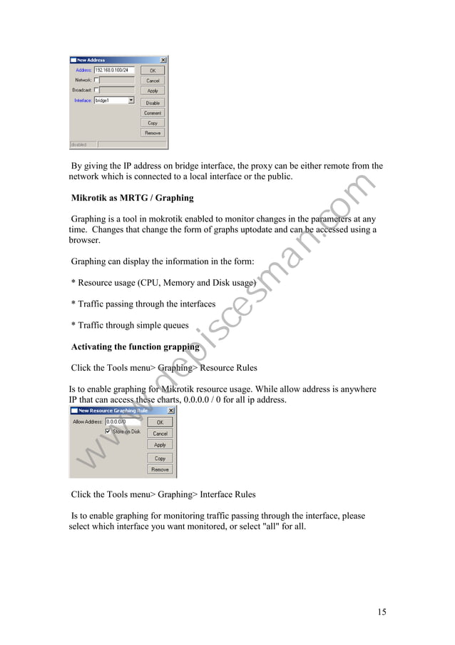 Tutorial mikrotik step by step | PDF