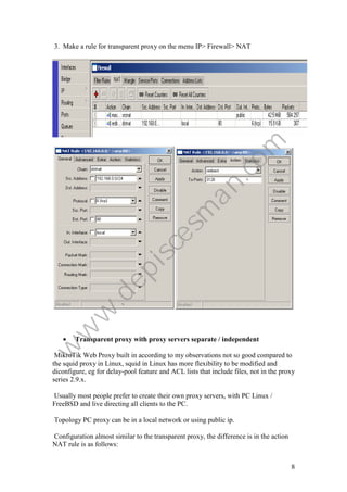 Tutorial mikrotik step by step | PDF