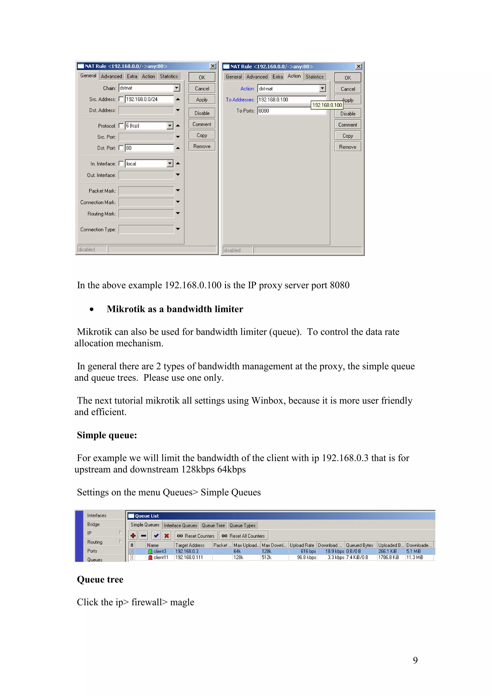 Tutorial mikrotik step by step anung muhandanu | PDF