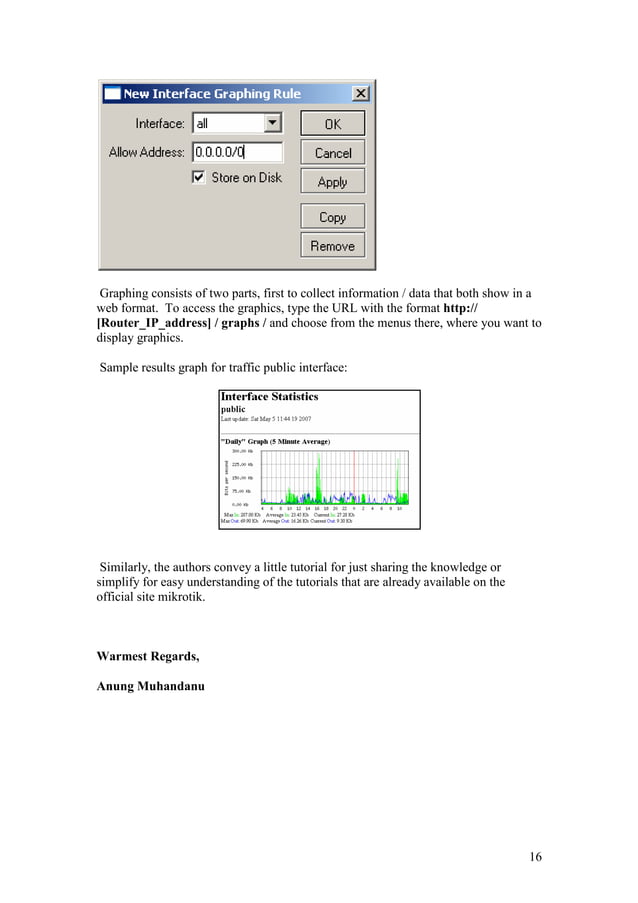 Tutorial mikrotik step by step anung muhandanu | PDF | Internet | Computing