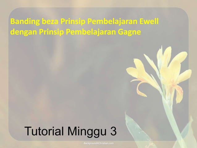 Tutorial minggu 2 (2) | PPTX