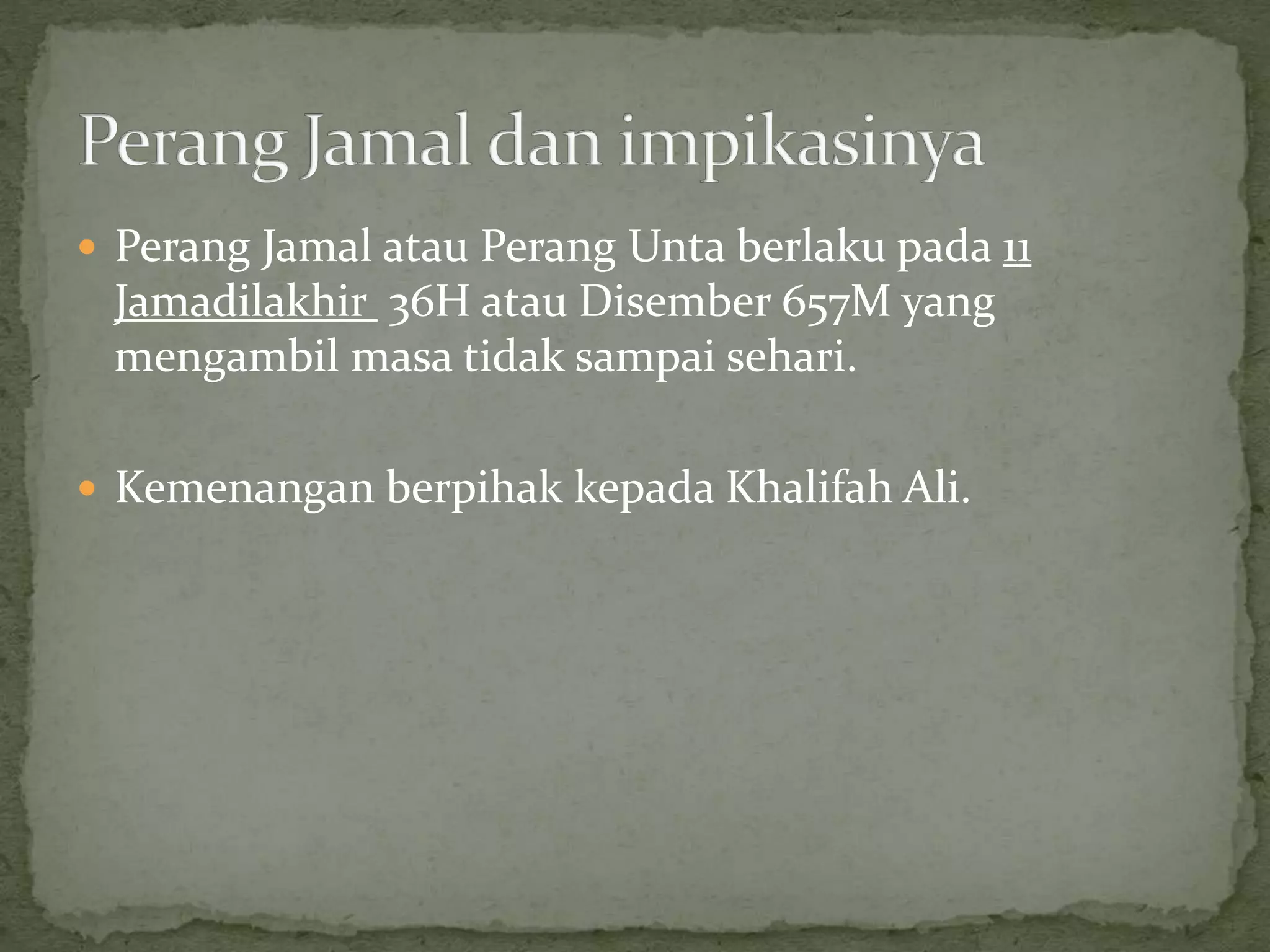 Khalifah Uthman Bin Affan dan Khalifah Ali bin Abi Talib | PPTX