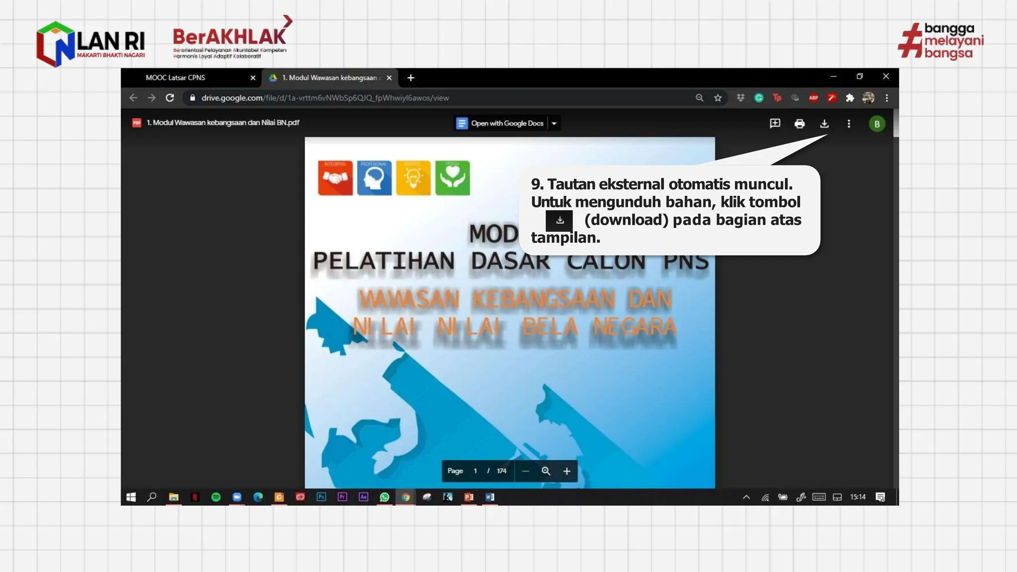 Tutorial MOOC PPPK Revisi tahun 2024 ppt | PPTX