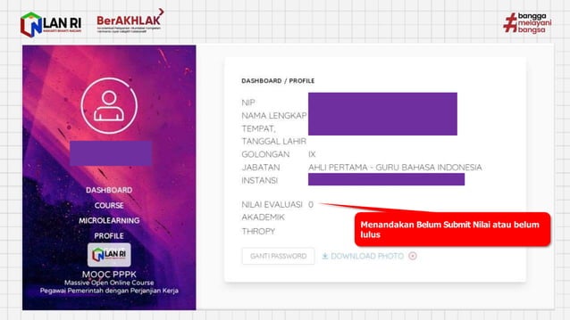 Tutorial MOOC PPPK Revisi tahun 2024 ppt | PPTX
