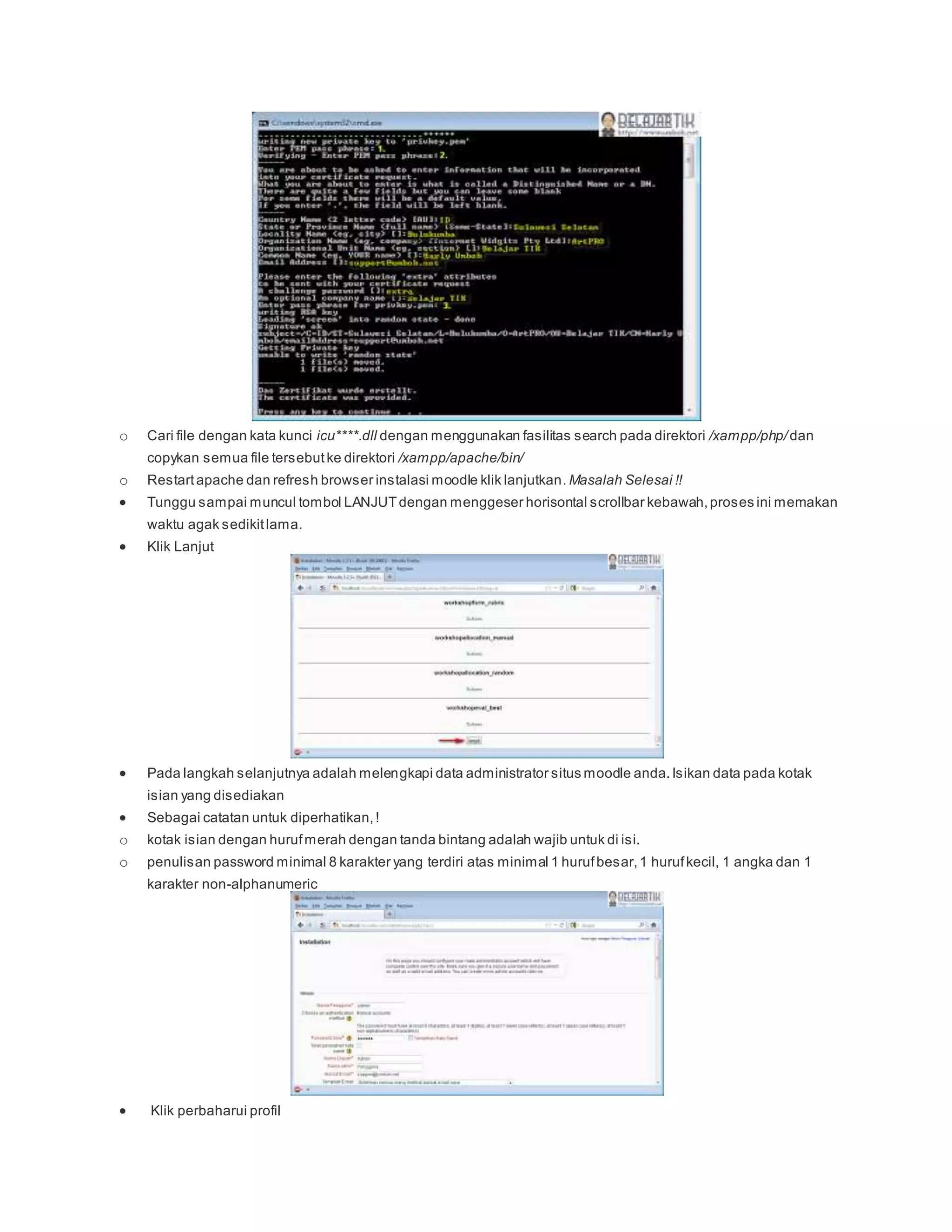 Tutorial moodle | PDF