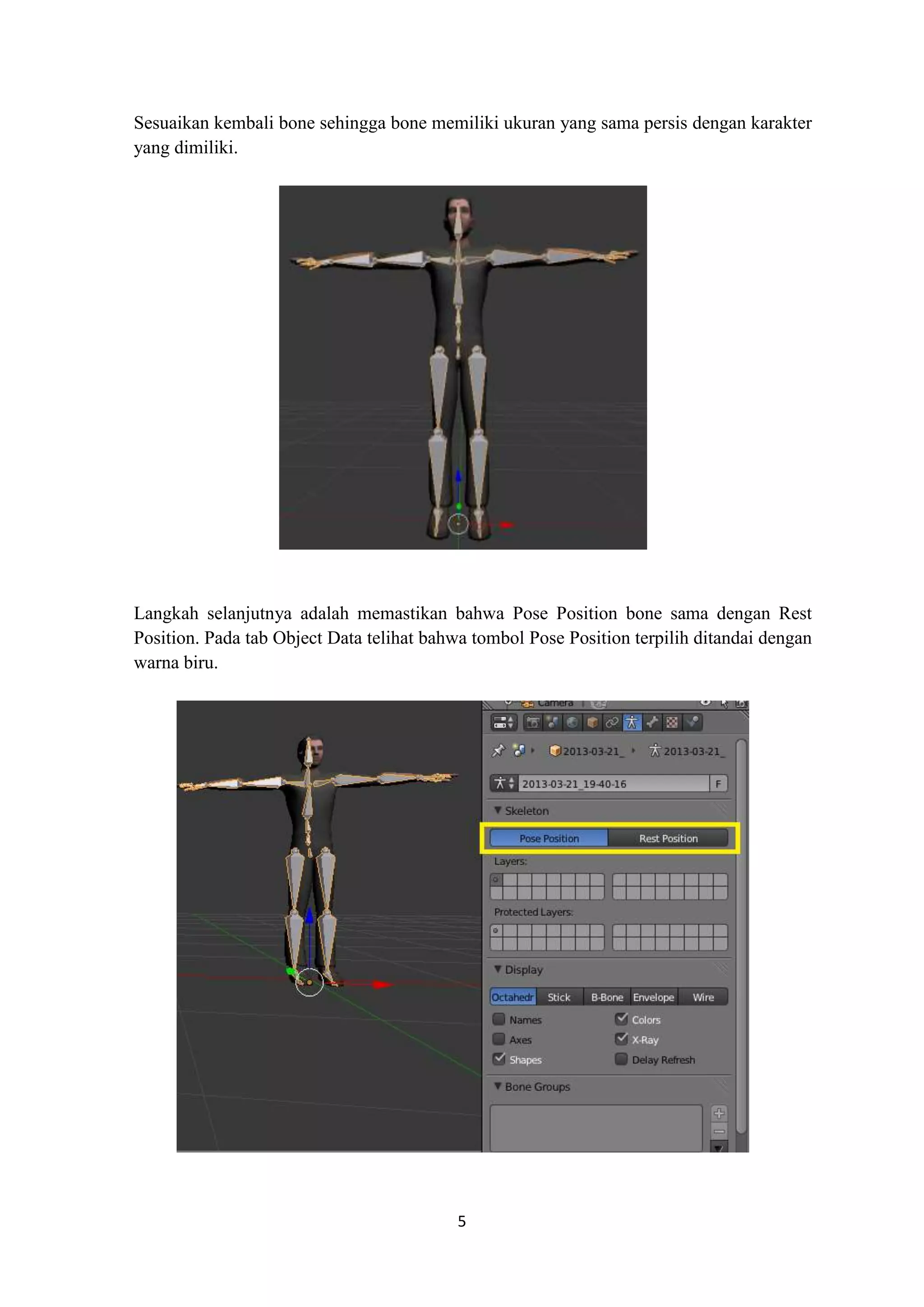 Tutorial motion capture friendly rigging using blender | PDF