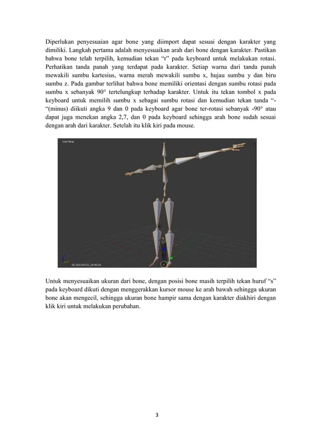 Tutorial motion capture friendly rigging using blender | PDF