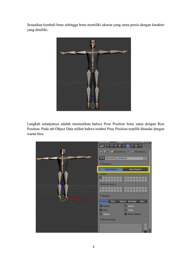 Tutorial motion capture friendly rigging using blender | PDF