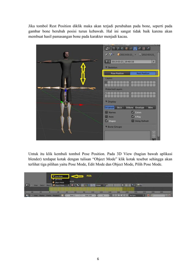 Tutorial motion capture friendly rigging using blender | PDF