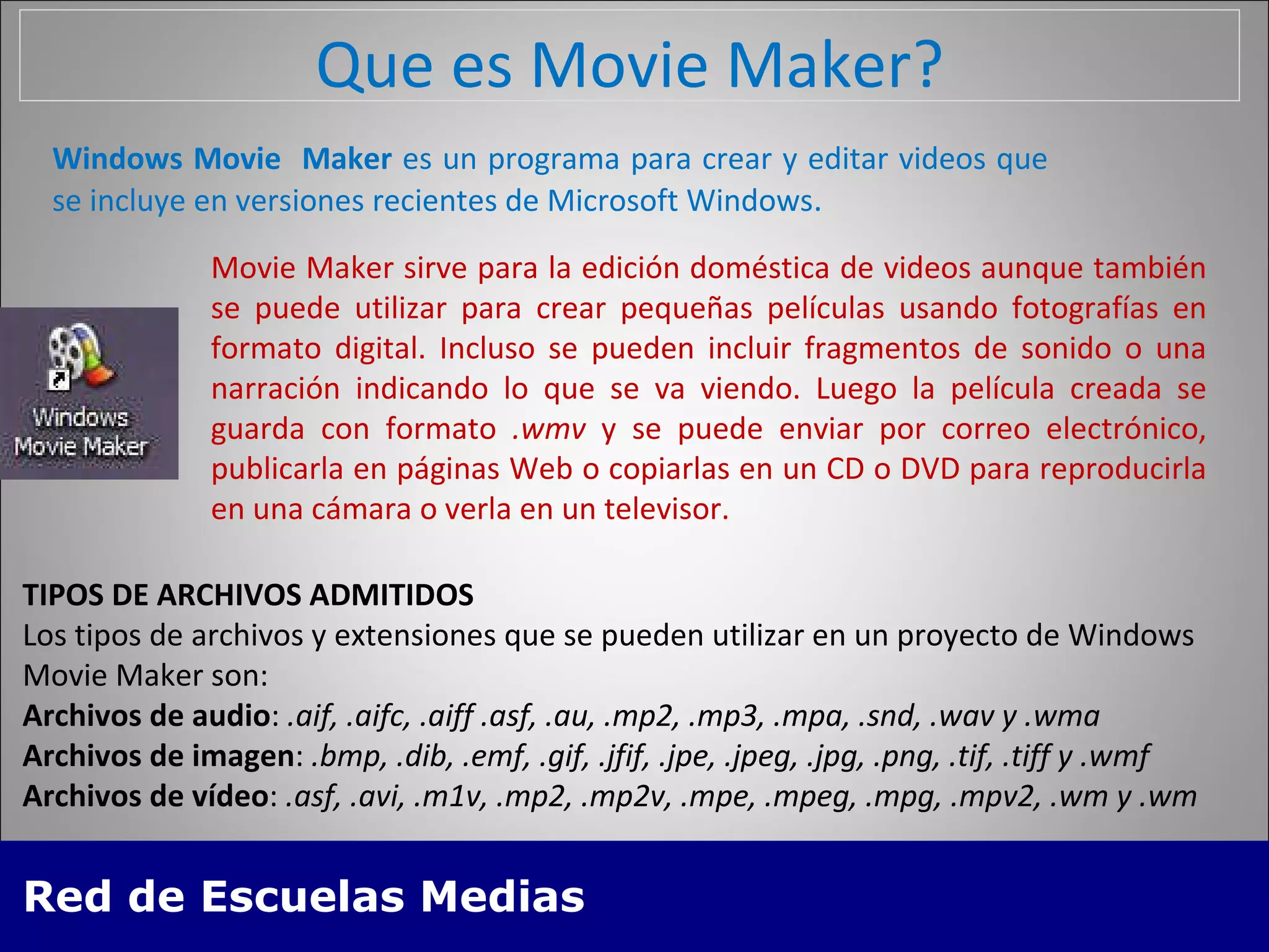 Tutorial Movie Maker | PPT