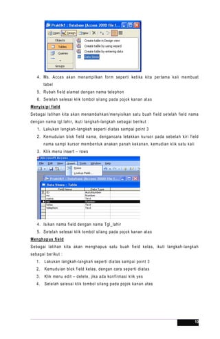 Tutorial ms access | PDF