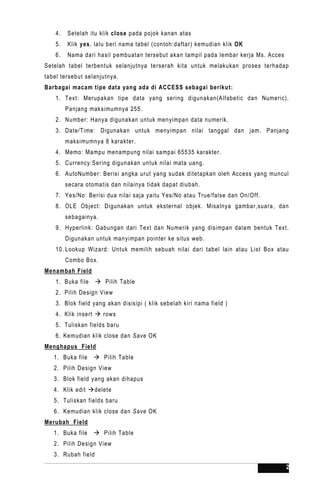 Tutorial ms access | PDF