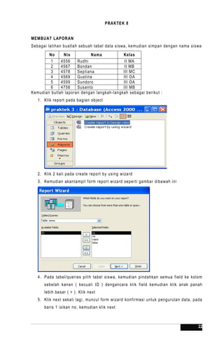 Tutorial ms access | PDF