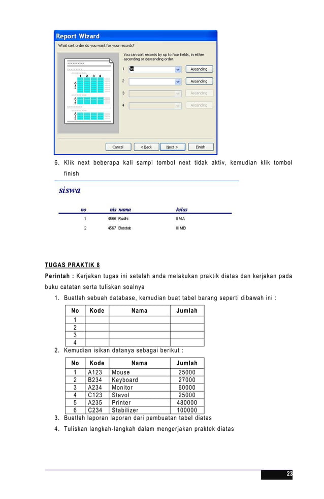 Tutorial ms access | PDF