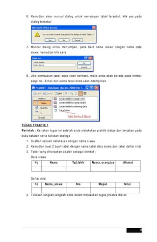 Tutorial ms access | PDF